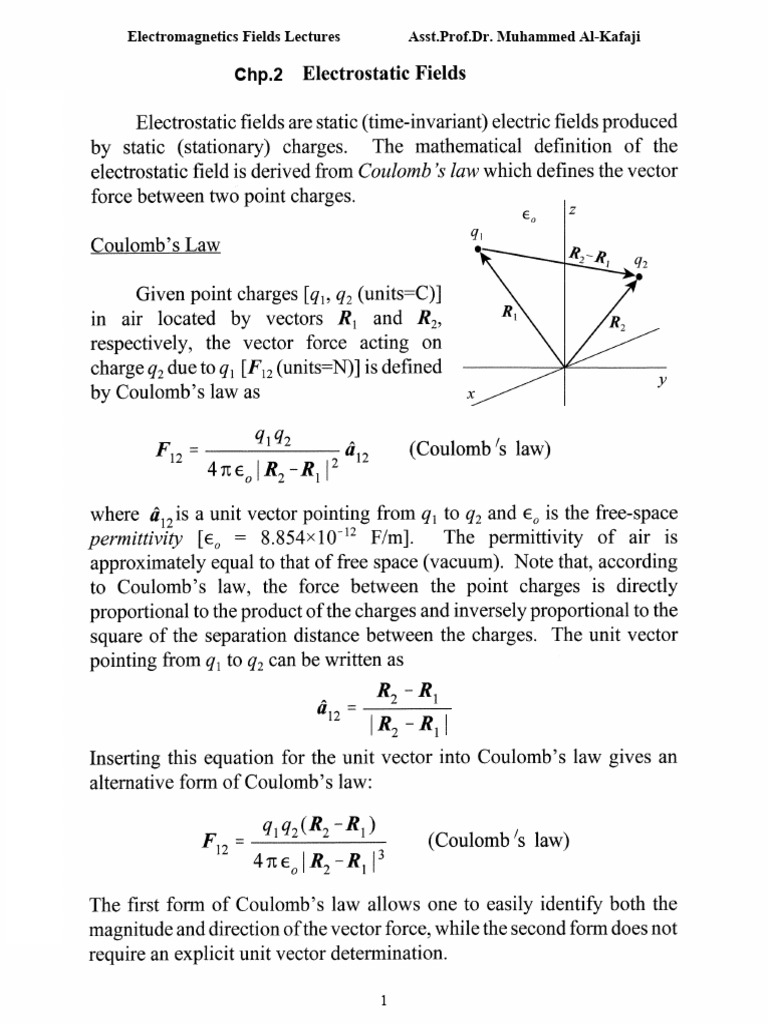 Electrostatics 231023 173305 | PDF | Teaching Methods & Materials | Technology & Engineering