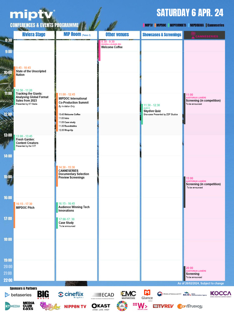 miptv-2024 program | PDF | Mass Media