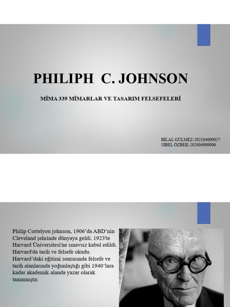 2 - Philip Johnson | PDF
