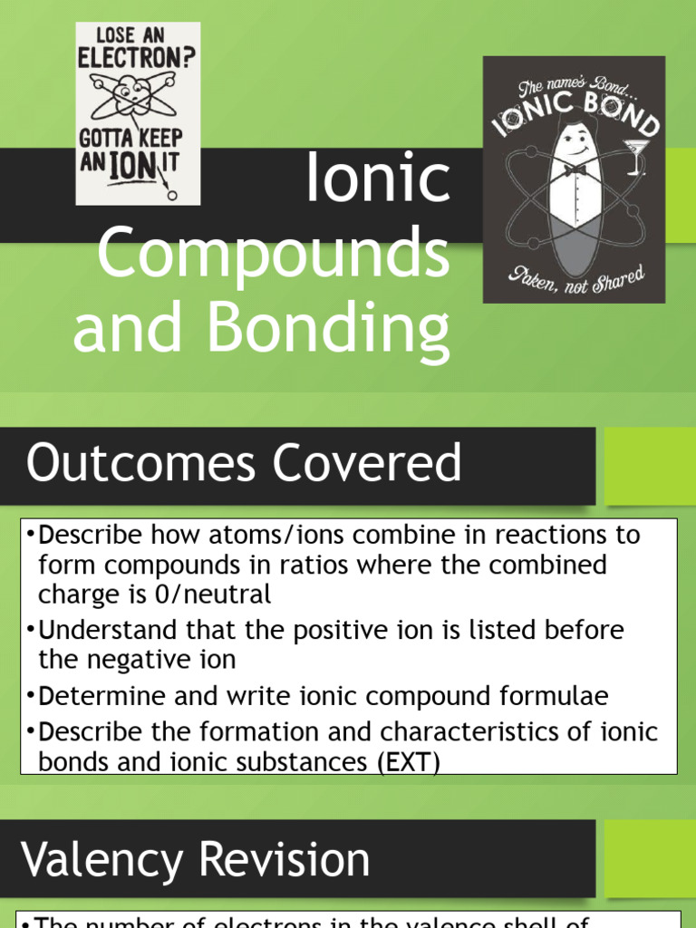5.1 Ionic Compounds and Bonding | PDF | Ion | Chemical Compounds