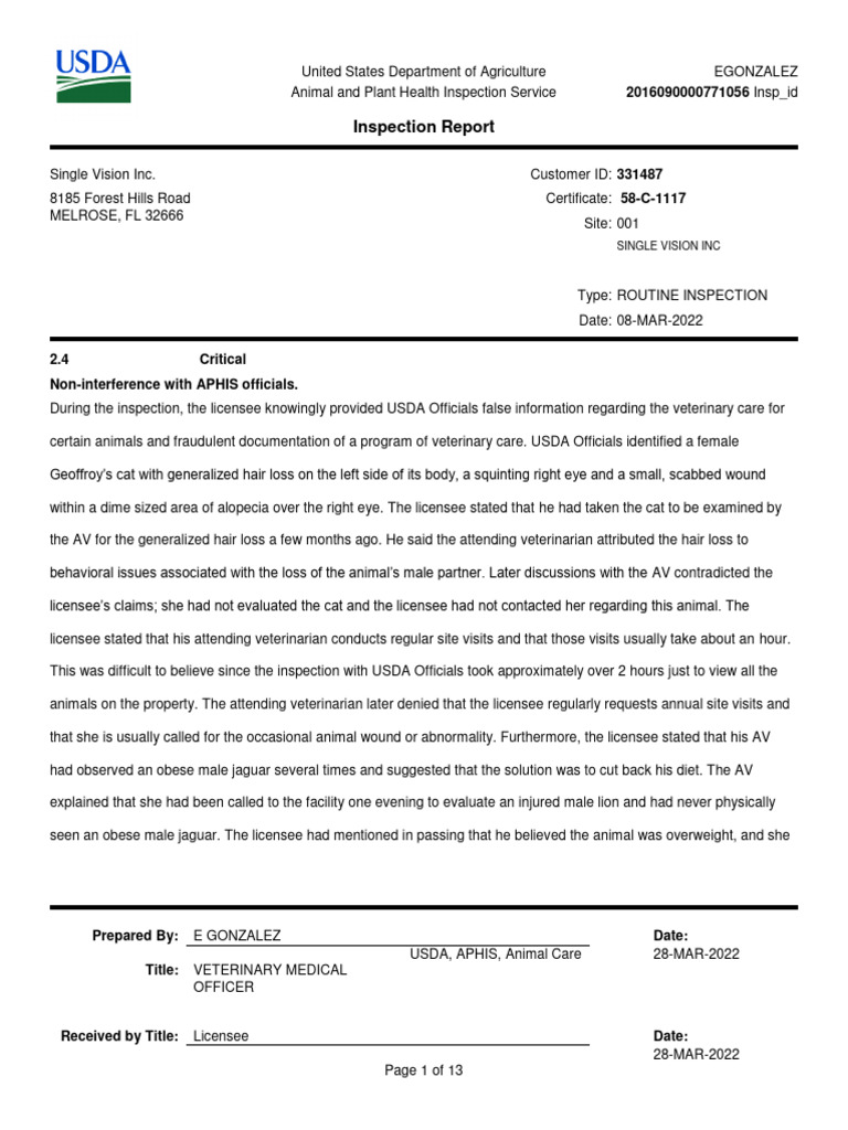 PST - Inspection - Report - Single Vision Inc | PDF | Physical Examination