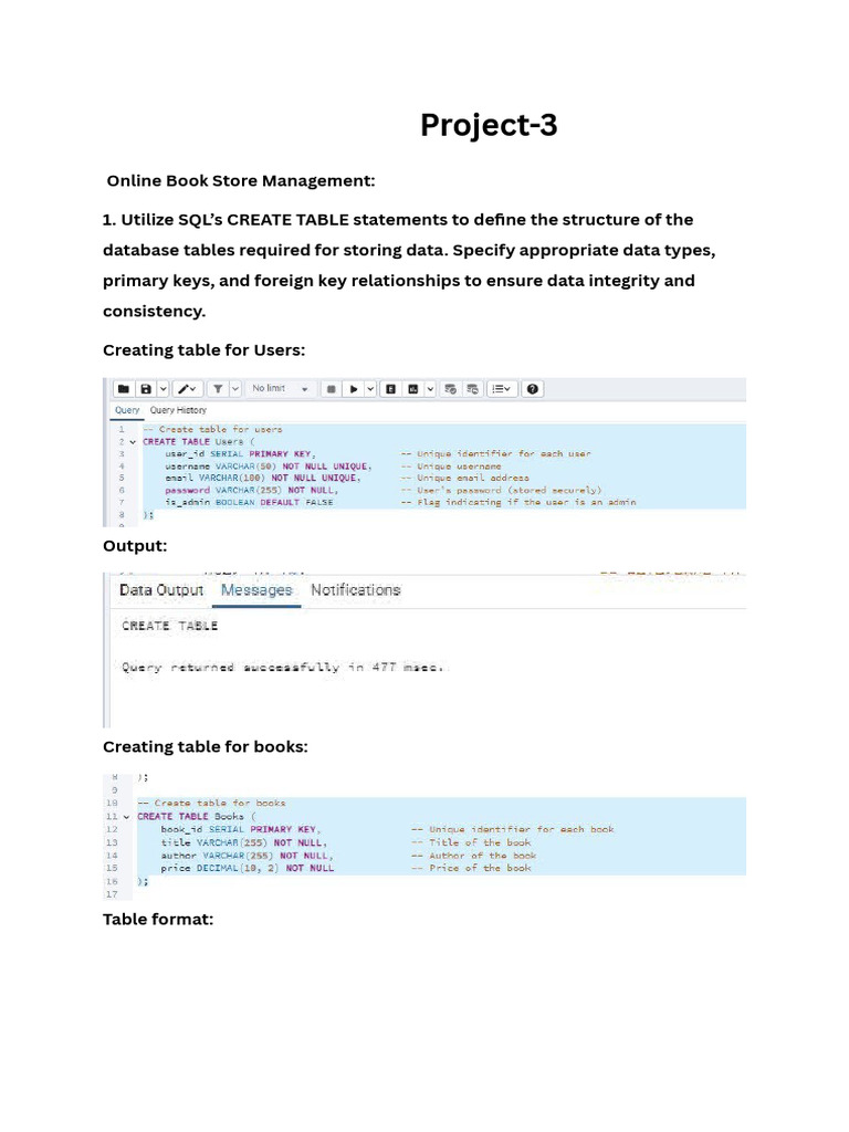 Project 3 Pdf Relational Database Databases