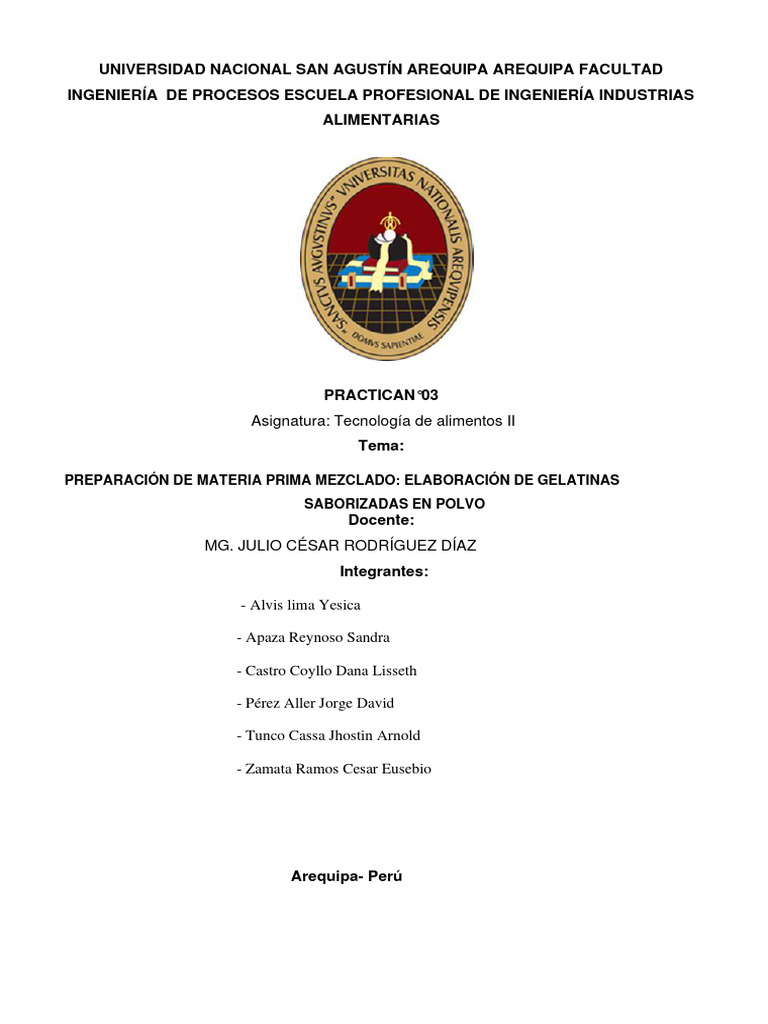 3er Informe de Practicas | PDF