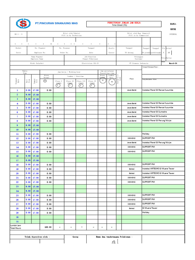 Copy - of - Form - Timesheet - Siemens - Rizki - Z - SI - Pulomas ...