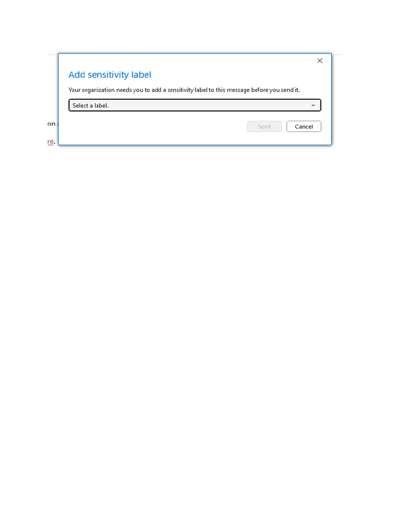 Sesitivity Label | PDF