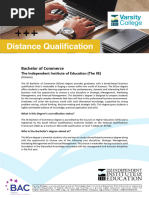 BSOA Course Description | PDF | Academic Degree | Bachelor's Degree