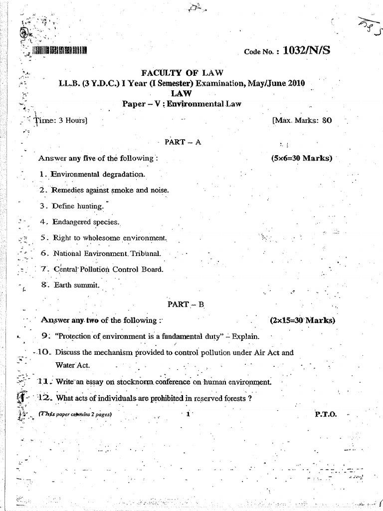 Environmental 2 | PDF