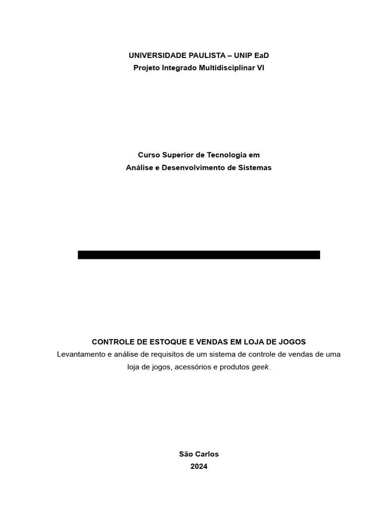 PIM VI - 2024 | PDF | Diagrama de caso de uso | Linguagem de modelagem unificada (UML)
