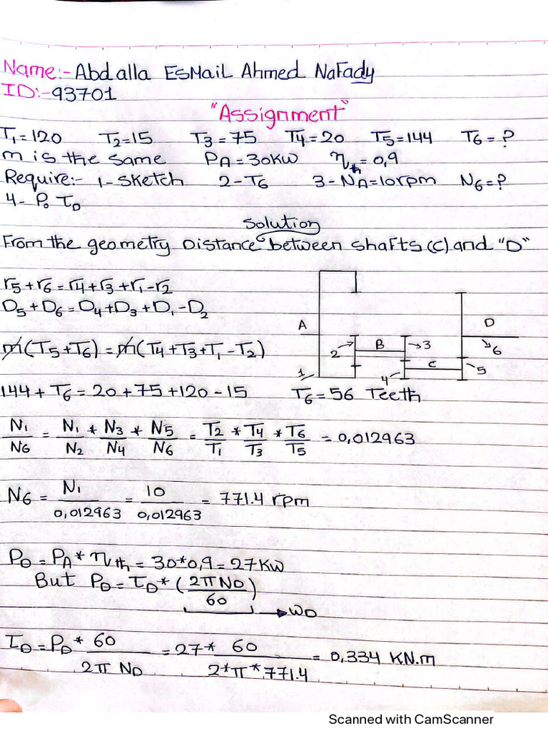 Assignment 2 Theory of machine | PDF