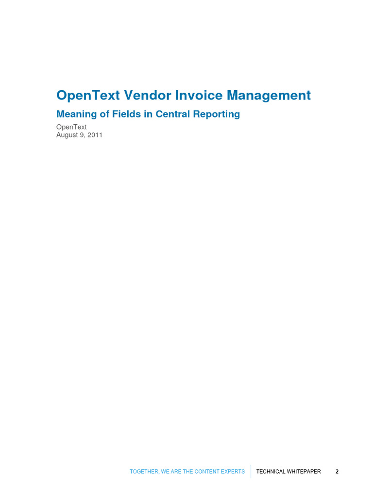 VIM Central Reporting - Field Details | PDF | Computing | Information Technology