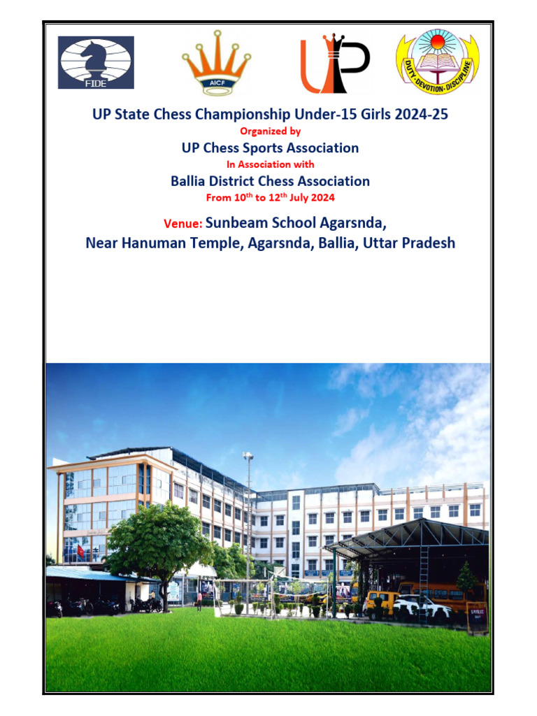 Chess Circular Under 15 Girls PDF | PDF | Sports & Recreation