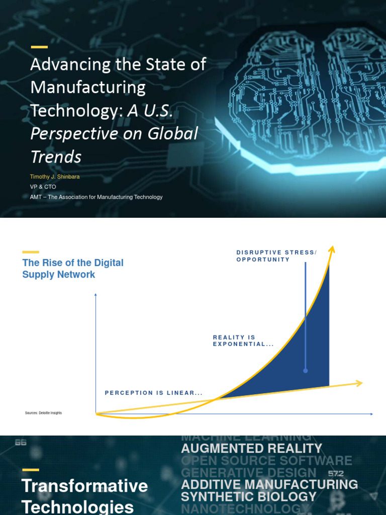 Advancing The State of Manufacturing Technology | PDF | Artificial ...