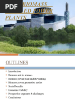 Biomass Power Plant Diagrams | PDF