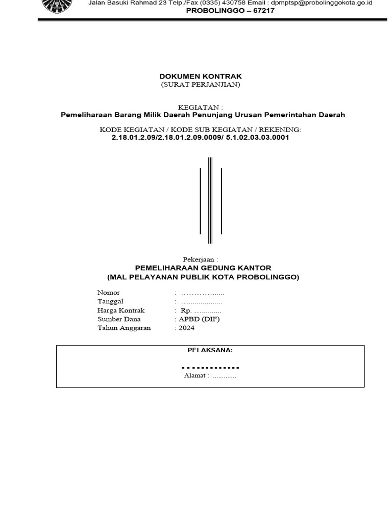 Rancangan Kontrak HPL MPP FIX | PDF
