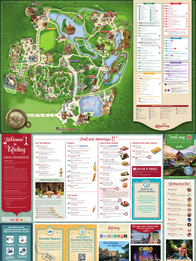 Efteling Park Map | PDF | Fairy Tales | Fairies