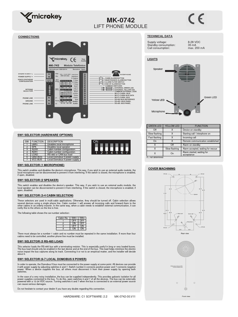 MK 742 | PDF | Power Supply | Microphone