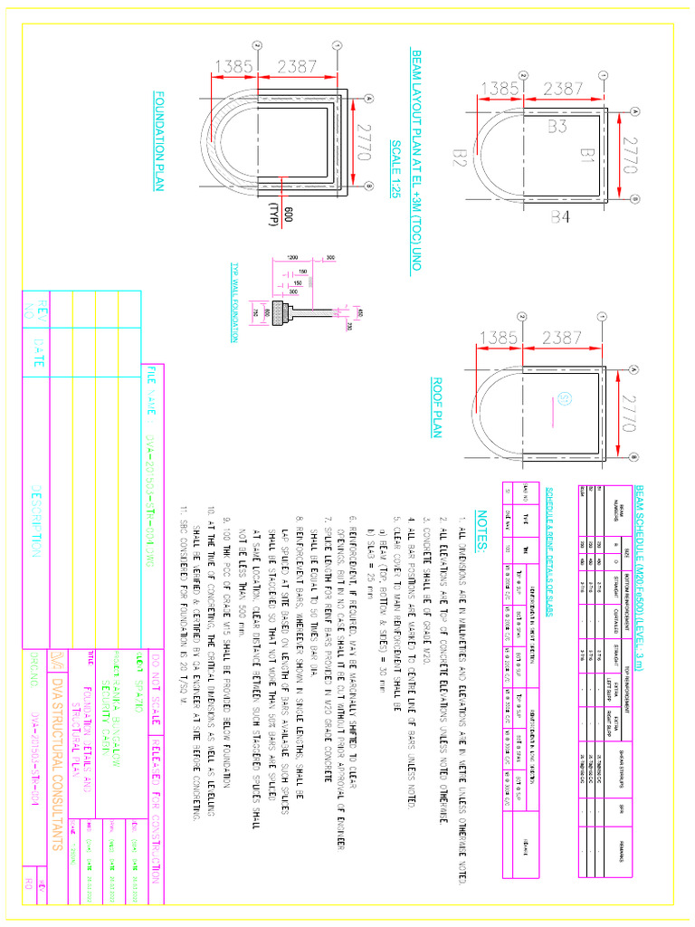 Ranka BNGLW Beam-Sheet 1 | PDF