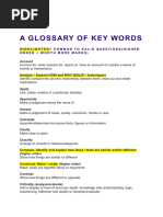 NESA Glossary of Key Verbs | PDF