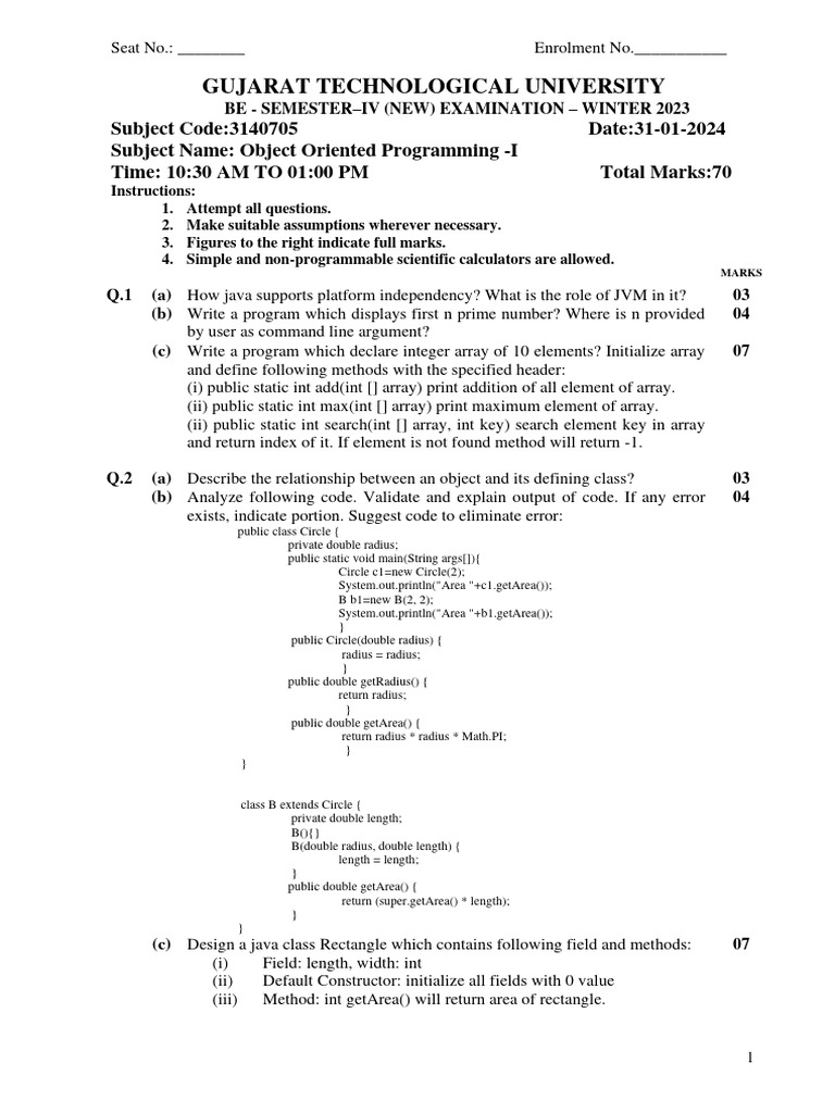 Oops | PDF | Method (Computer Programming) | Inheritance (Object ... Oops | PDF | Method (Computer Programming) | Inheritance (Object ...