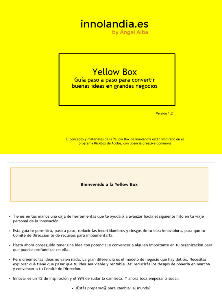 Yellow Box | PDF | Experimentar | Hipótesis