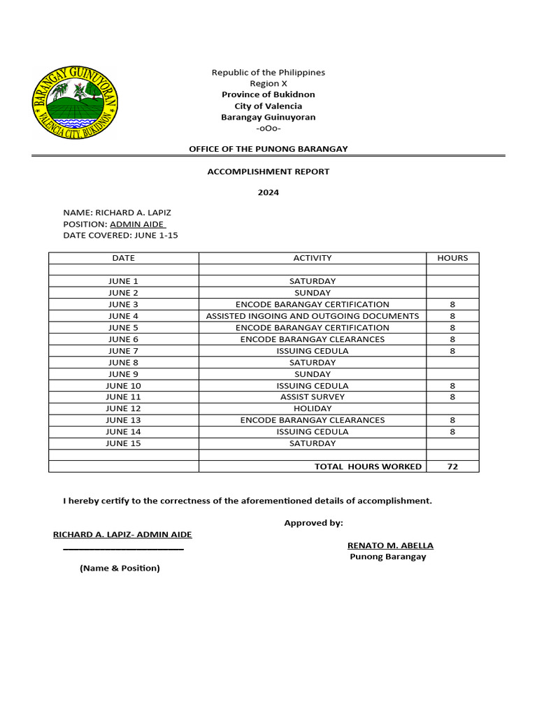 June1 15accomplishment Pdf