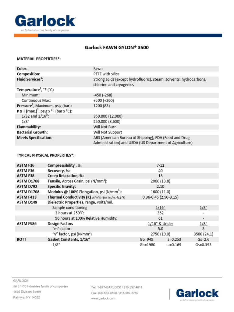 Gar Lock 3500 | PDF | Applied And Interdisciplinary Physics | Materials