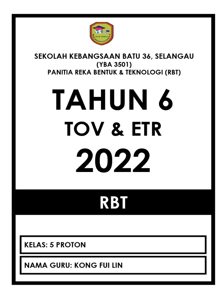 Tov Dan Etr RBT 2022 (Word) Latest | PDF