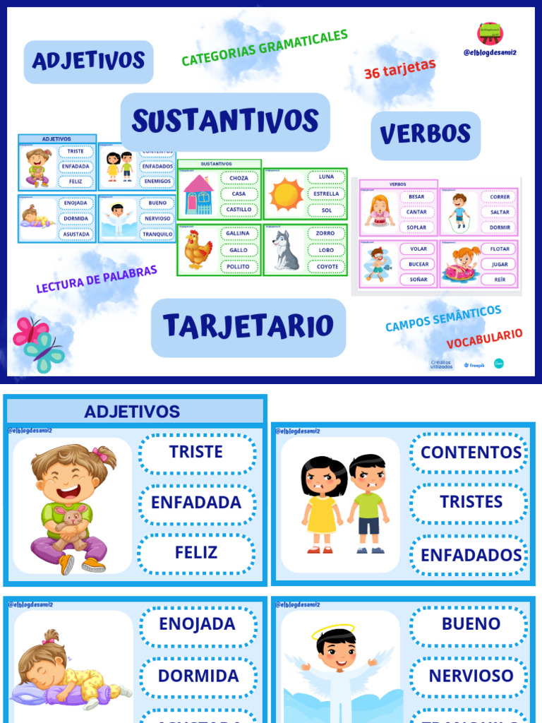 Actividades de Adjetivos y Verbos | PDF