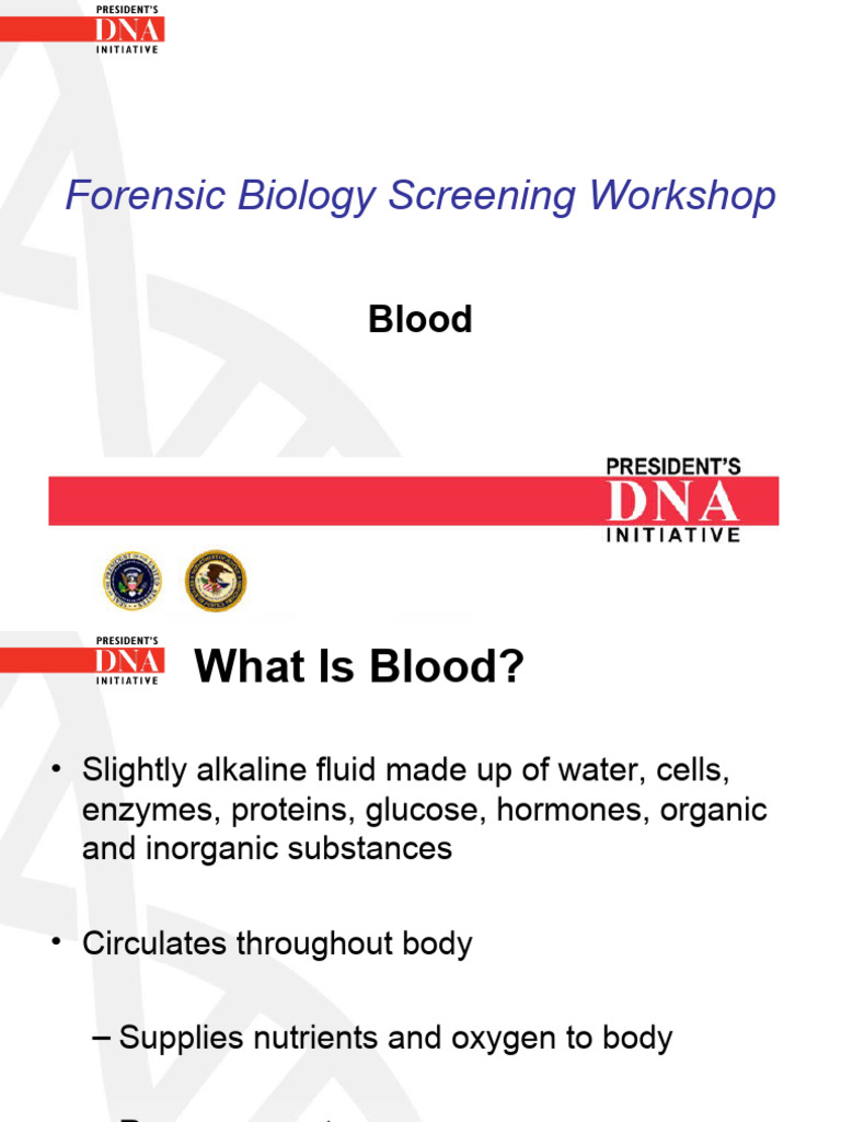 Biological Screening - Blood | PDF | Blood | Red Blood Cell