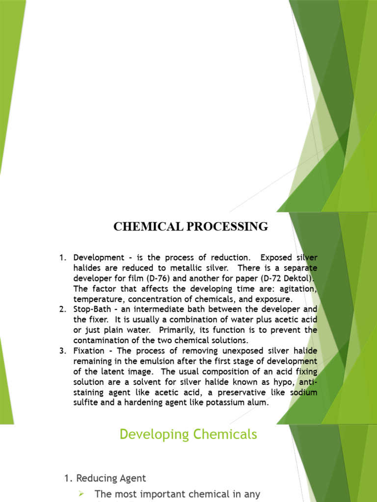 Chemical Processing PPT Notes | PDF | Chemical Substances | Chemistry