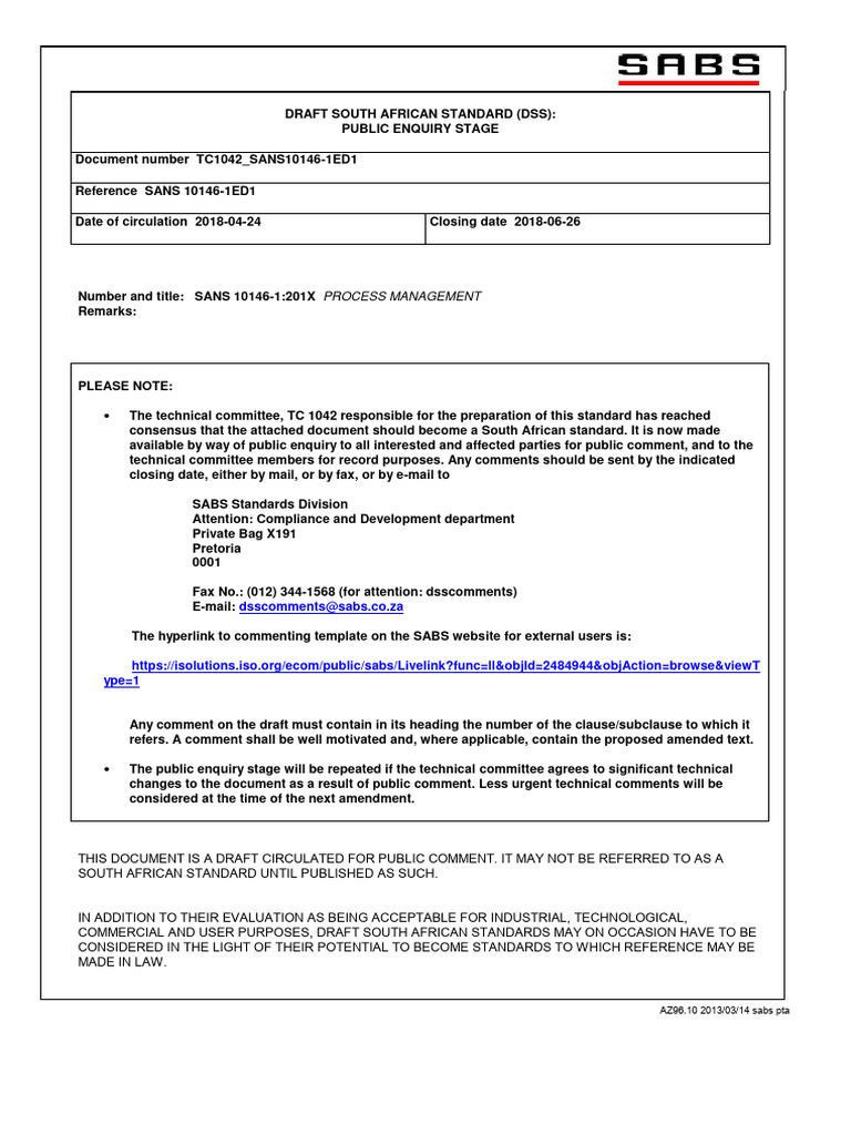 Laundry Standard SABS-TC1042 - N0033 - SANS10146 | PDF | Bleach | Textiles