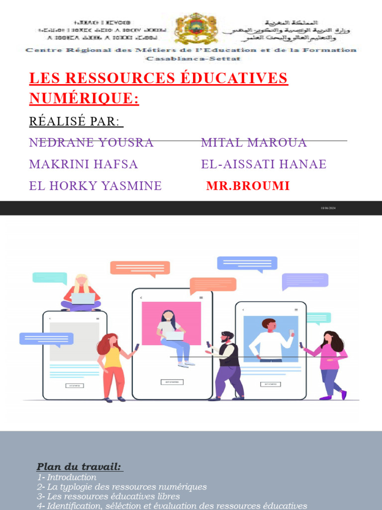 Typologie des ressources éducatives numériques | PDF | Licence Creative ...