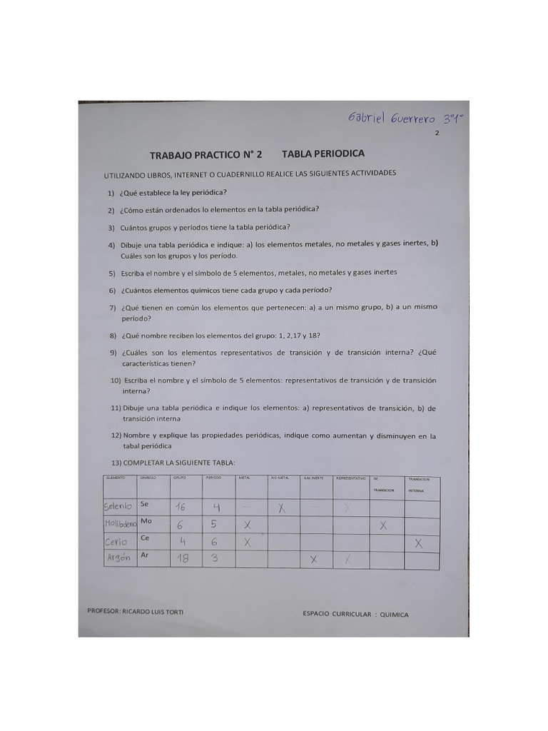 Química TP 2 | PDF