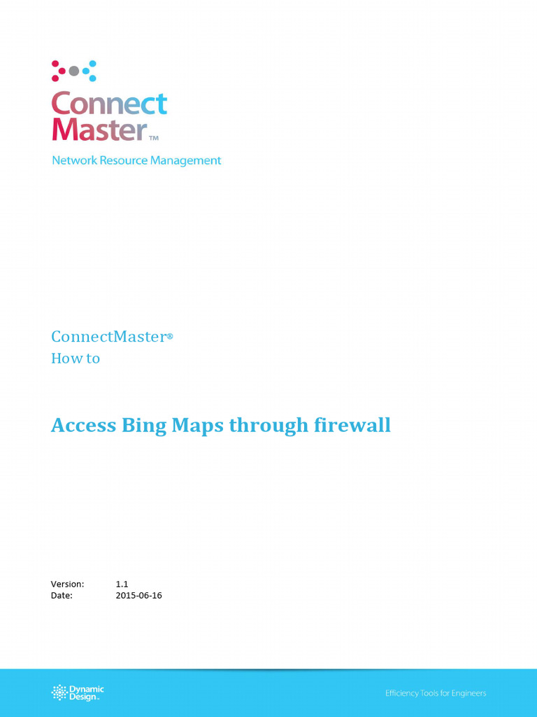 HowTo (Admin) - Access Bing Maps Through Firewall - V1.1-CM6.76 - (En ...