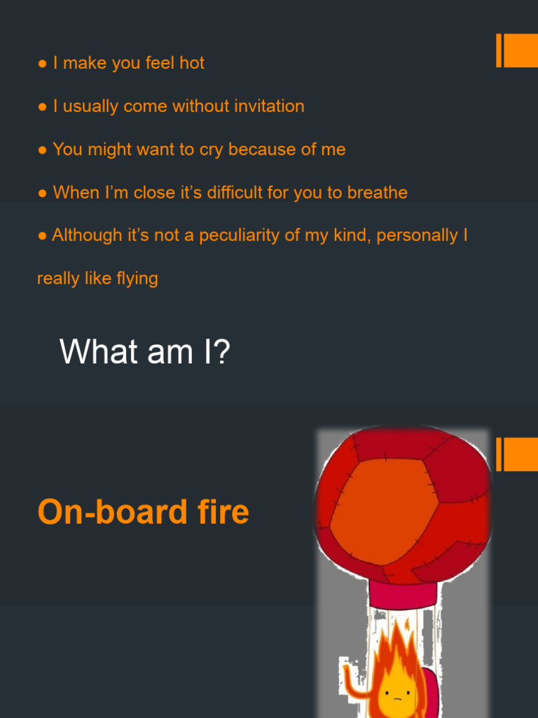 On-Board Fire Presentation | PDF | Fires | Smoke