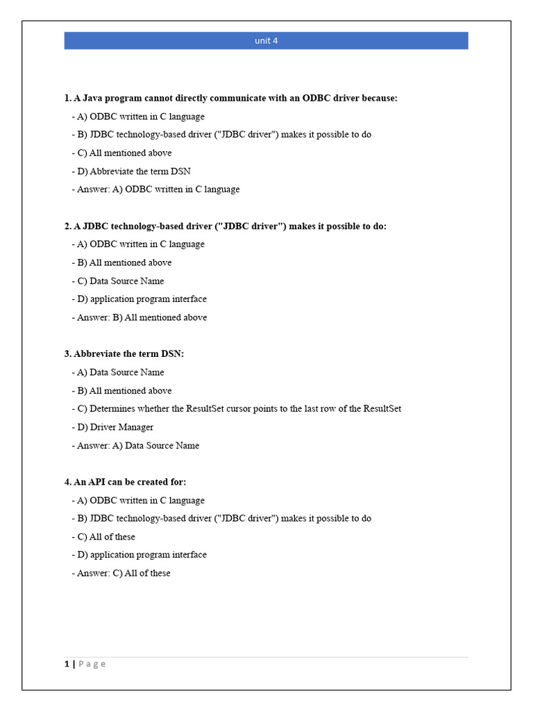 Unit 4 | PDF | Databases | Software Development