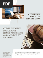 Ra 9165 - Comprehensive Dangerous Drugs Act-2 | PDF | Common Law | Criminal Law