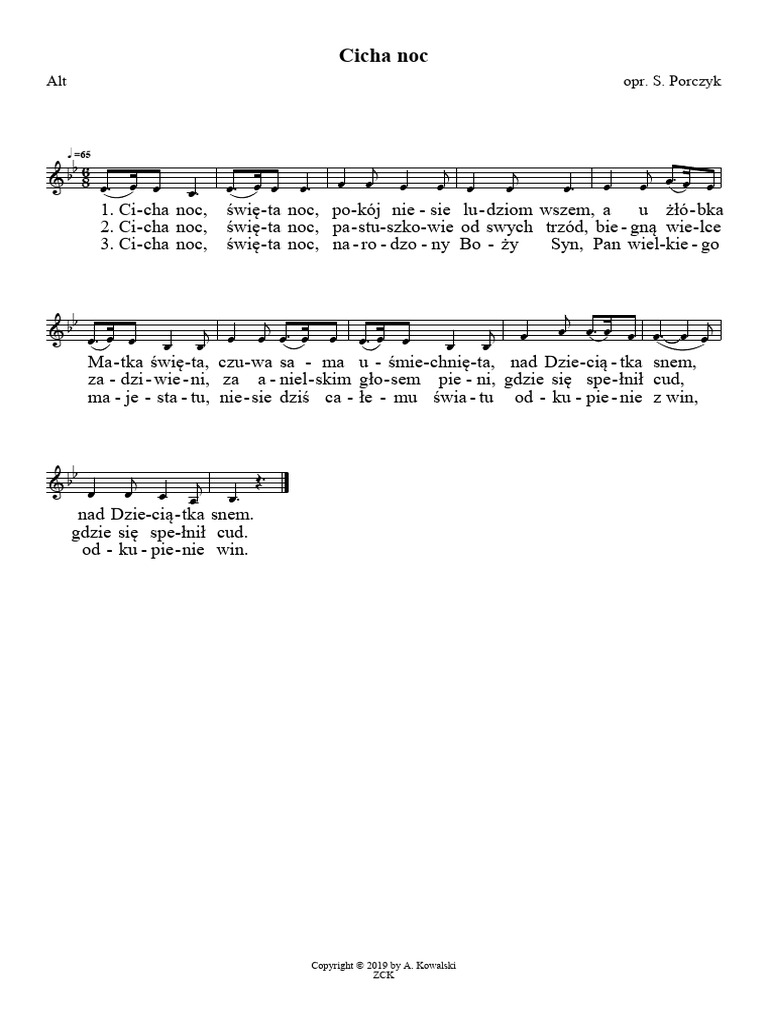 Cicha Noc A | PDF