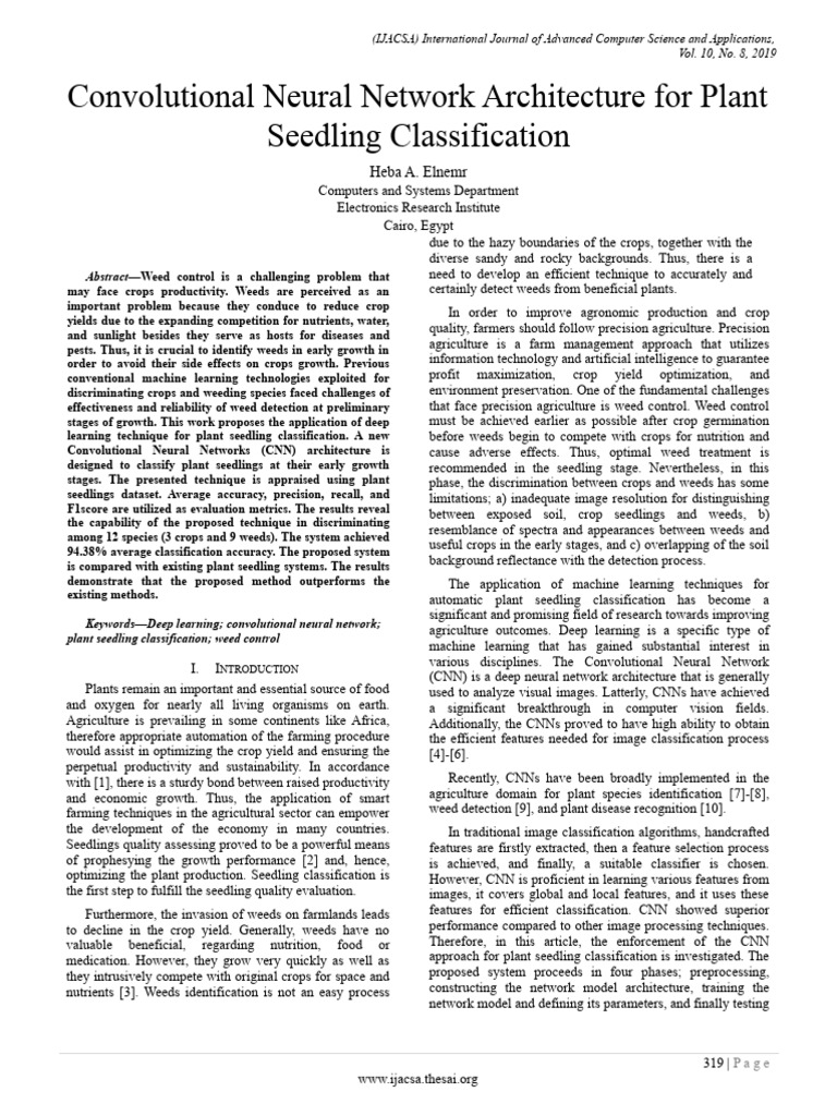 Paper 41-Convolutional Neural Network Architecture | PDF | Deep ...