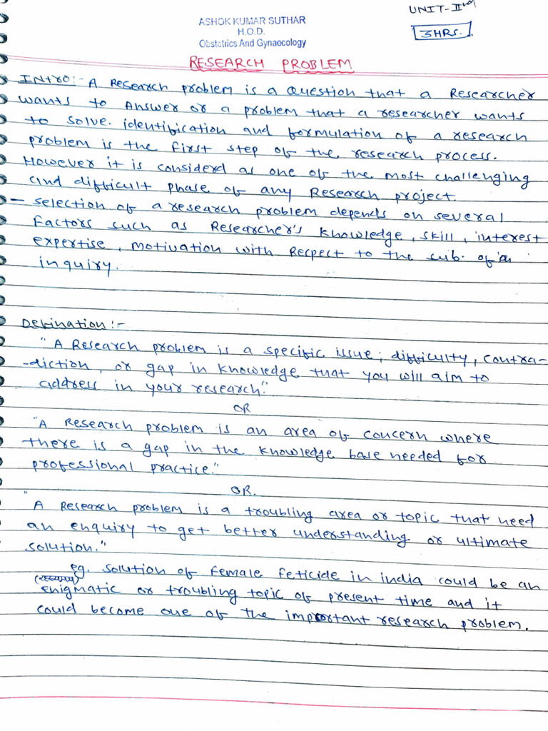 Research Unit II | PDF
