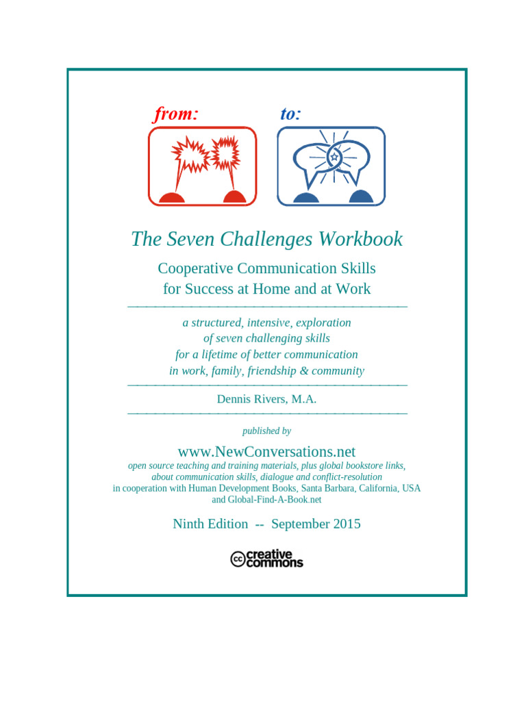 Seven Challenges Workbook | PDF | Copyright | Communication