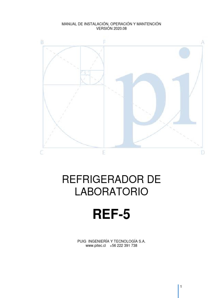 Manual Ref-5 | PDF | Sensor | Refrigeración