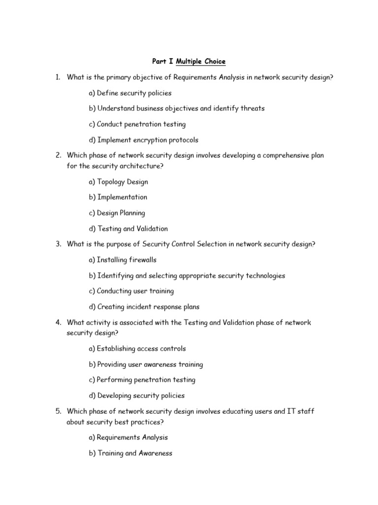 Manage Network Security LO1 Summary | PDF | Security | Computer Security