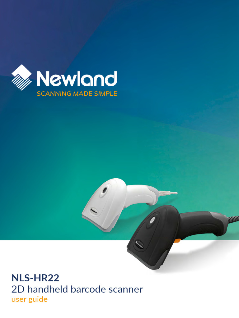 Nls-hr22 User Guide v2.0.4 | PDF | Barcode | Computer Data
