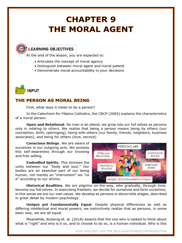 Understanding Moral Agency and Identity | PDF | Morality | Behavioural ...