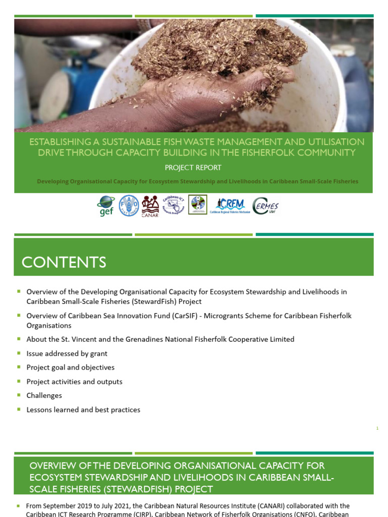 Sustainable Fish Waste Solutions | PDF | Global Environment Facility ...