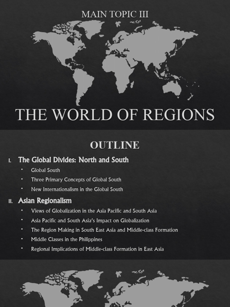 The World of Regions | PDF | Asia | Globalization