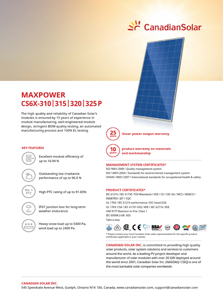 Brochure Panel Solar | Download Free PDF | Solar Panel | Electrical ...