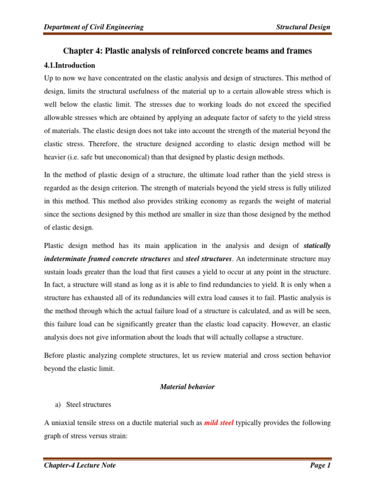 Chapter-4 Lecture Note | PDF | Deformation (Engineering) | Bending Chapter-4 Lecture Note | PDF | Deformation (Engineering) | Bending