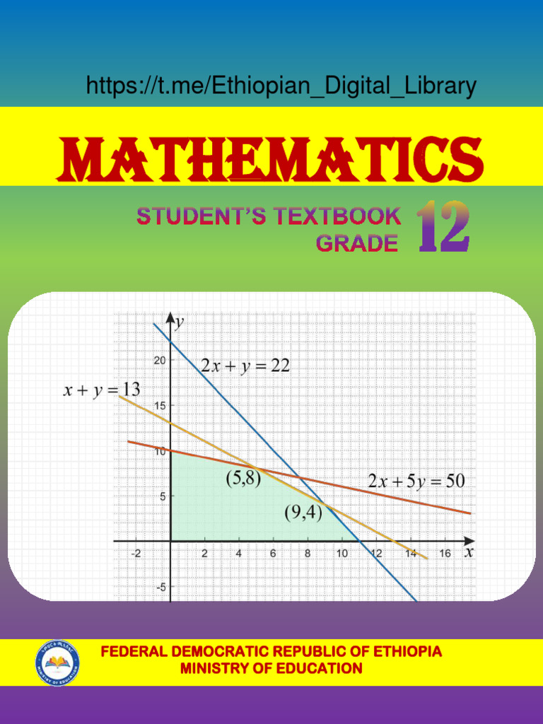 Maths Grade 12 New Textbook @ethiopian - Digital - Library | PDF ...
